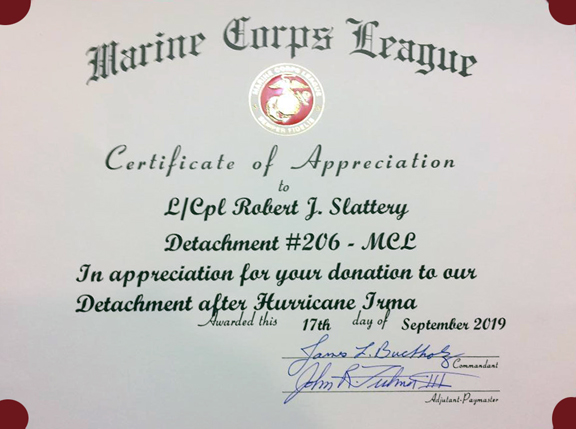 PHOTO GALLERY | MCL SLATTERY DETACHMENT 206 - Marine Corps League